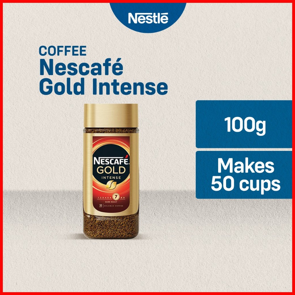Nescafe Gold Intense Instant Coffee 100g | Shopee Philippines