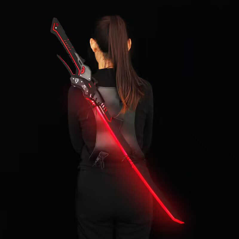 108Cm Cyberpunk Lightsaber Ghost Walker GRAY RAVEN Sirius Toy Katana ...