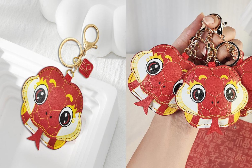 Chinese Zodiac Keychain Snake Keychain 2025 Year of the Snake Cartoon ...