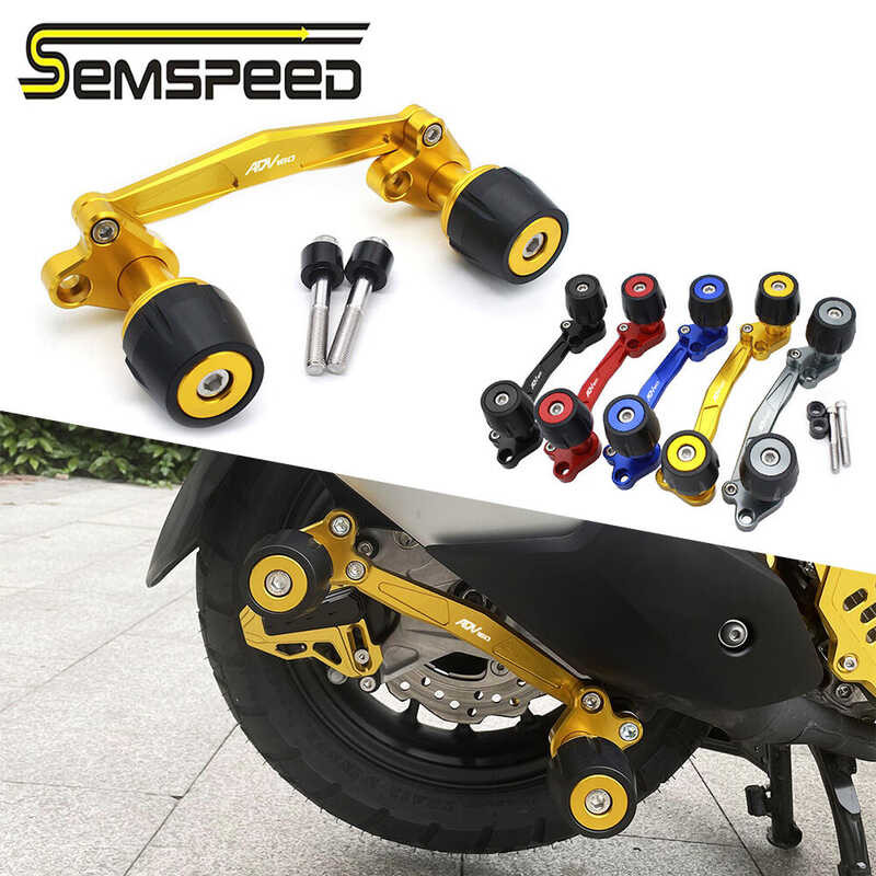 SEMSPEED Motorcycle CNC Rear Axle Exhaust Wheel Anti-Crash Slider ...