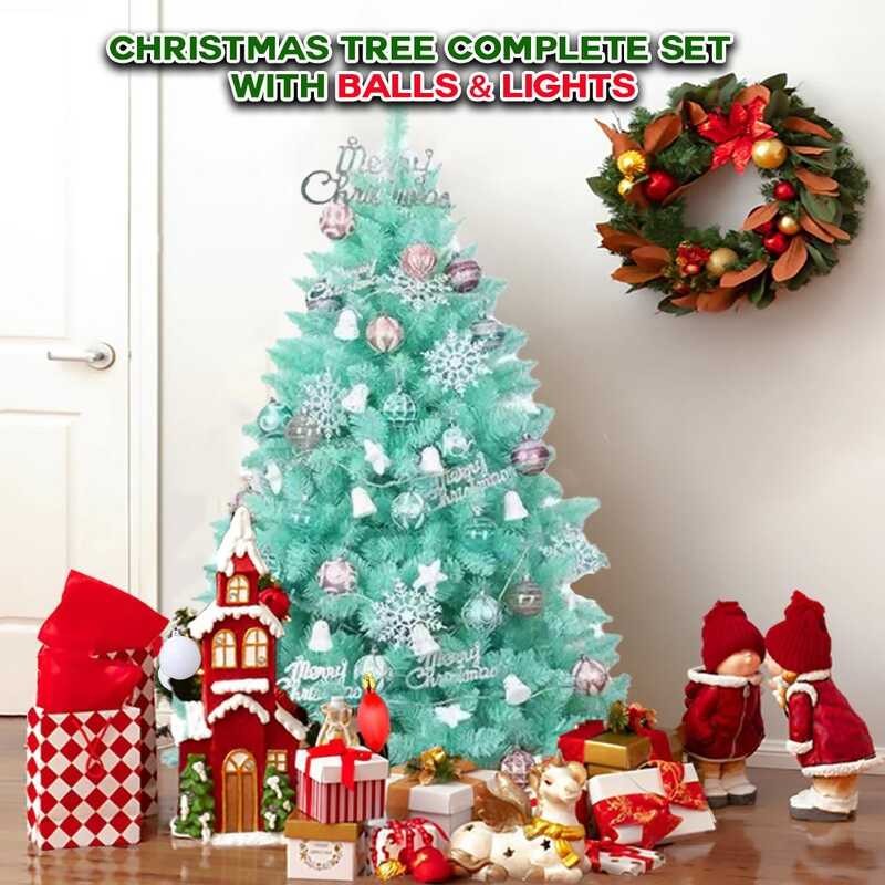 ristmas 2024New Tree 4Ft/5Ft CHRISTMAS TREE COMPLETE SET WITH BALLS AND ...