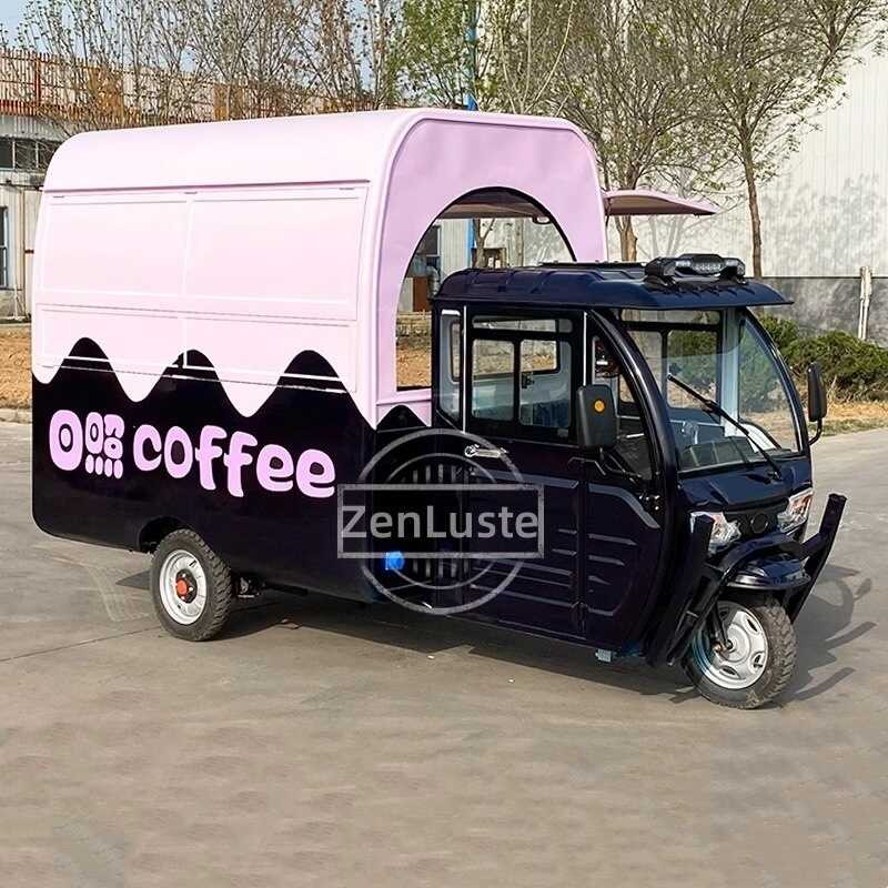 Celebrity Internet Food Cart Stall Snack Cart Mobile Milk Tea Coffee ...