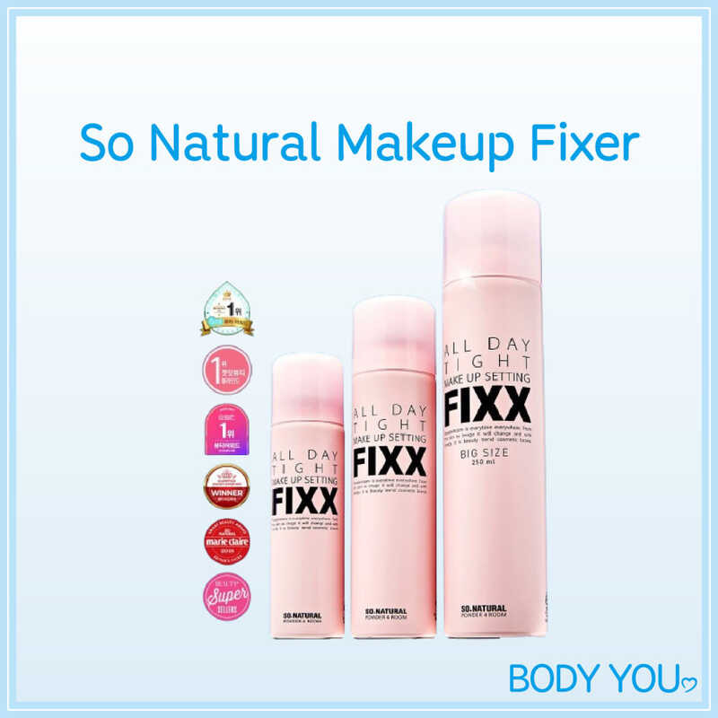 [So Natural] All Day Tight Make Up Setting Fixx Makeup Fixer 35Ml, 75Ml ...