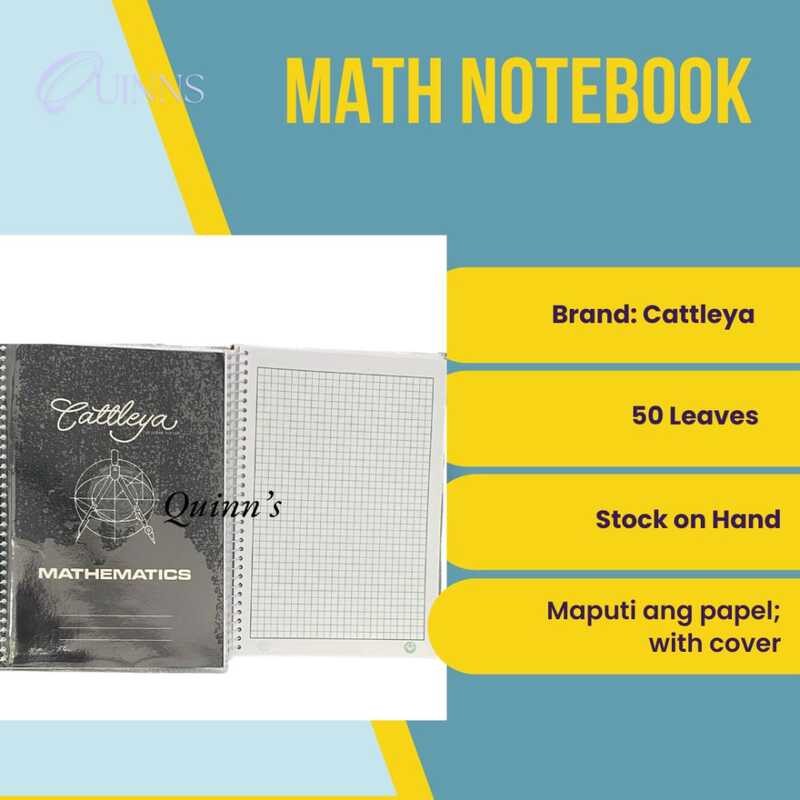 Cattleya Math Notebook With Cover 3 | Shopee Philippines