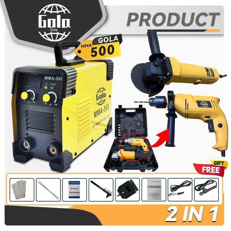 3In1 GOLA SET Mma-500 220V Fully Automatic Welding Machine + Angle ...