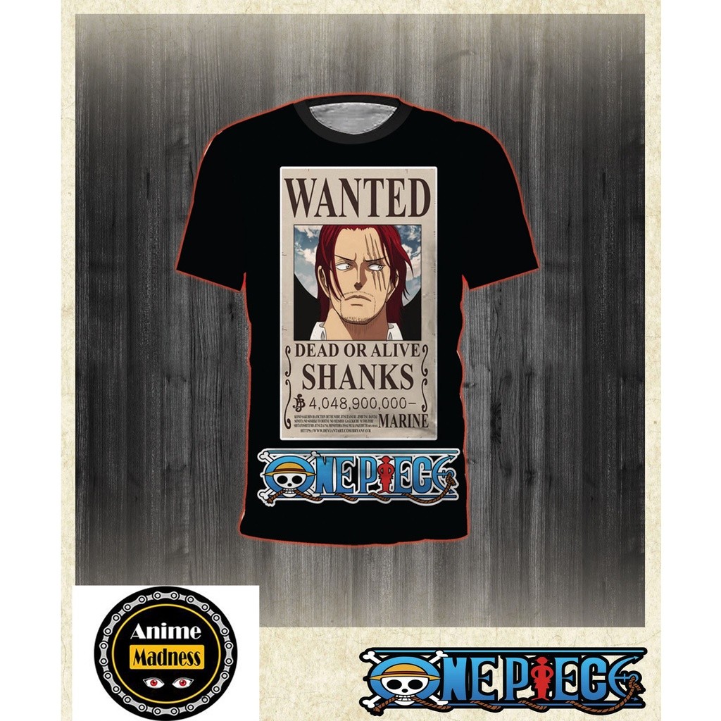 ONE PIECE Sublimation T-shirt version 2 | Shopee Philippines