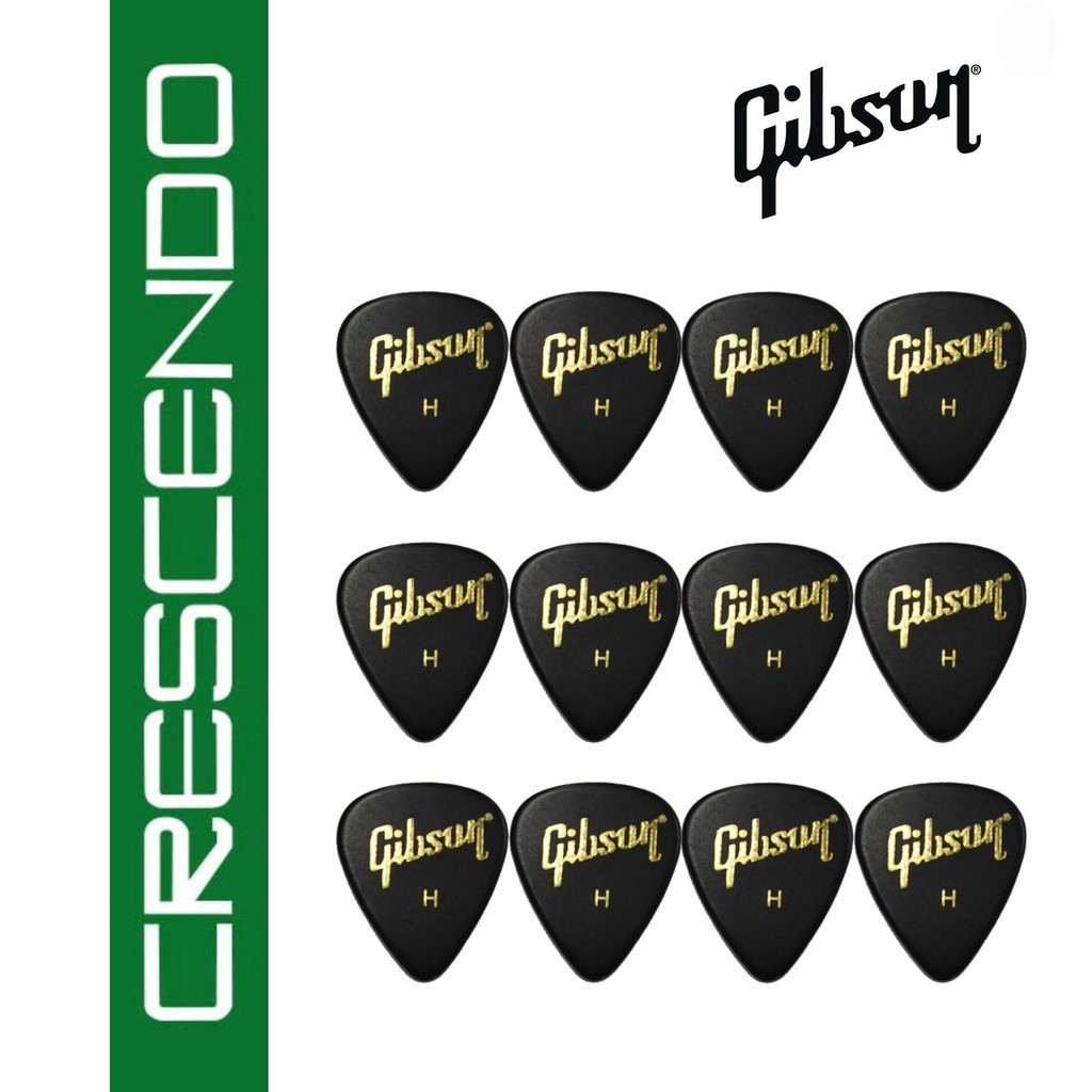 Gibson Gear APRGG-74H 1/2 Gross Standard Style Guitar Pick 12 pcs ...