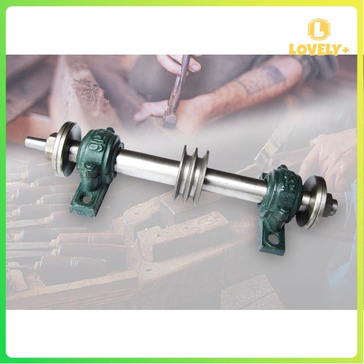 415mm 2# Shafting With Pillow Block Middle Pulley Single Diamond Dual ...