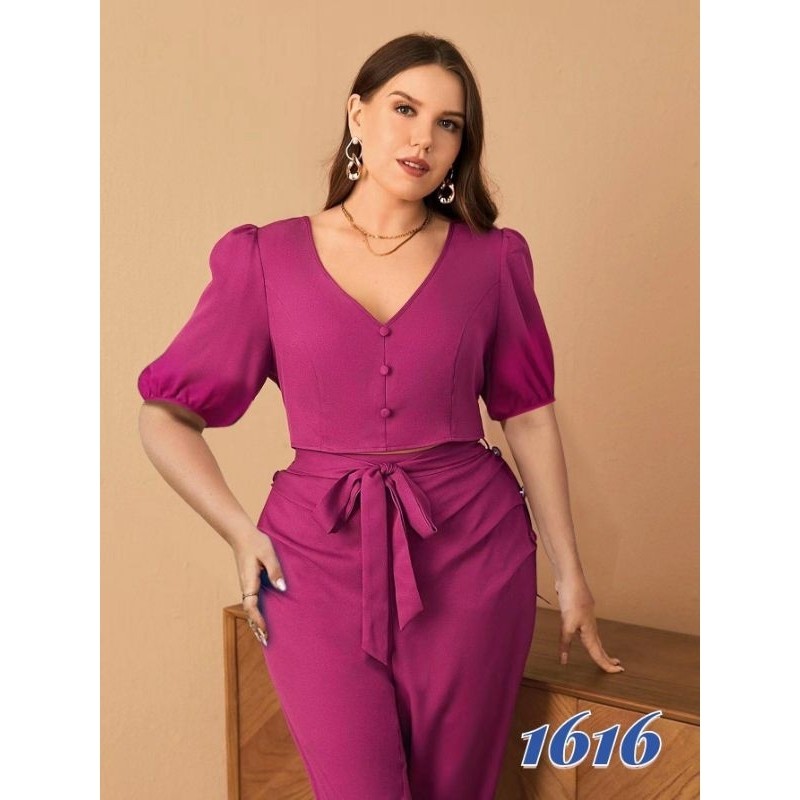 1616 A.M Formal Plain Plus size Terno Pants (FIT TO XL) | Shopee ...