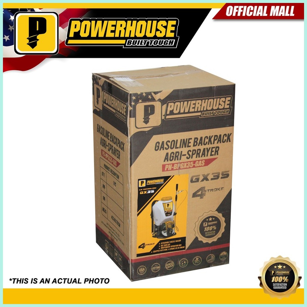 POWERHOUSE USA Gasoline Knapsack Power Sprayer/Backpack Agricultural ...
