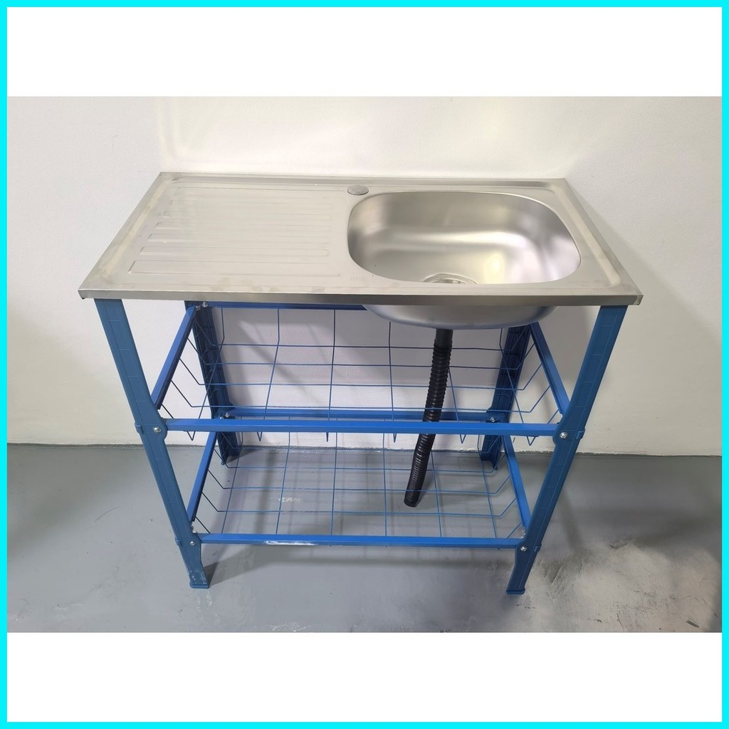 SANAPO 304 Stainless Steel Sink With Sink Stand/sink SIZE:75CM*40CM ...