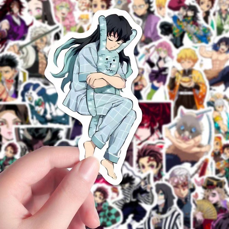 Metal Keychain Anime Demon Slayer Kimetsu No Yaiba Kokushibo Douma ...