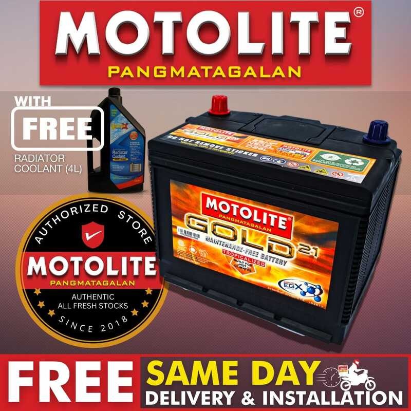 GOLD Motolite Ns40 / B20 Maintenance-Free Car Battery - 21 Months ...