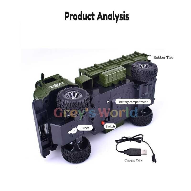 Grey's World] 1:18 Transporter Truck Remote Control 4Wd Car High-Speed ...