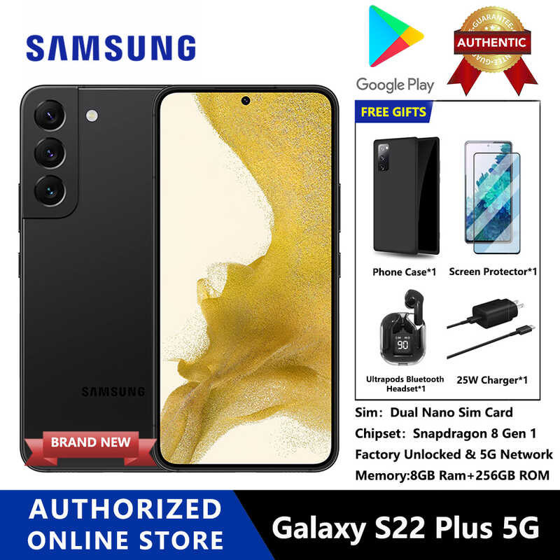Samsung Galaxy S22+ Plus 5G Smartphone 8GB RAM+256GB ROM Dual Sim ...