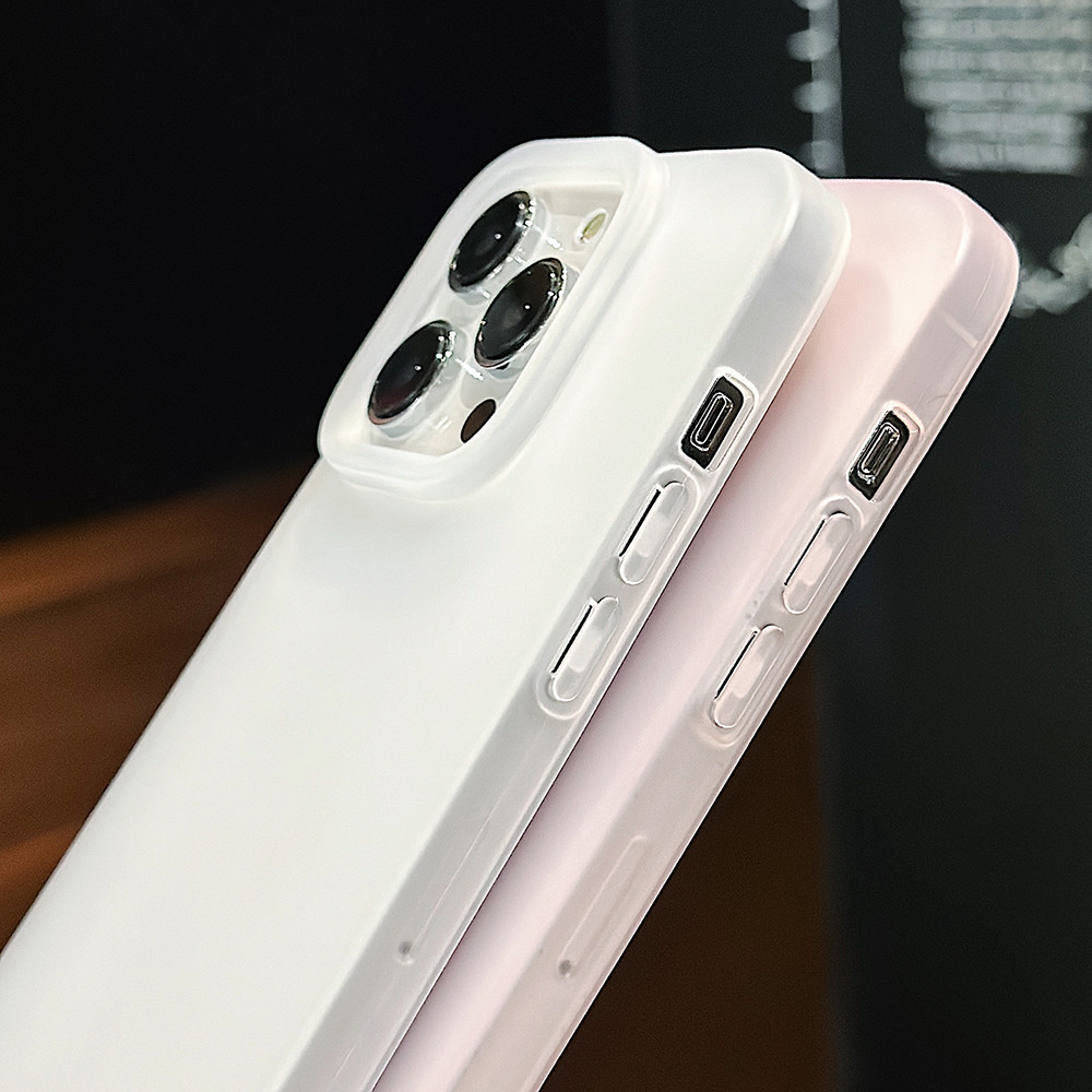 Pink Ultrathin Foggy Surface Frosting Phone Case For iPhone 15ProMax ...