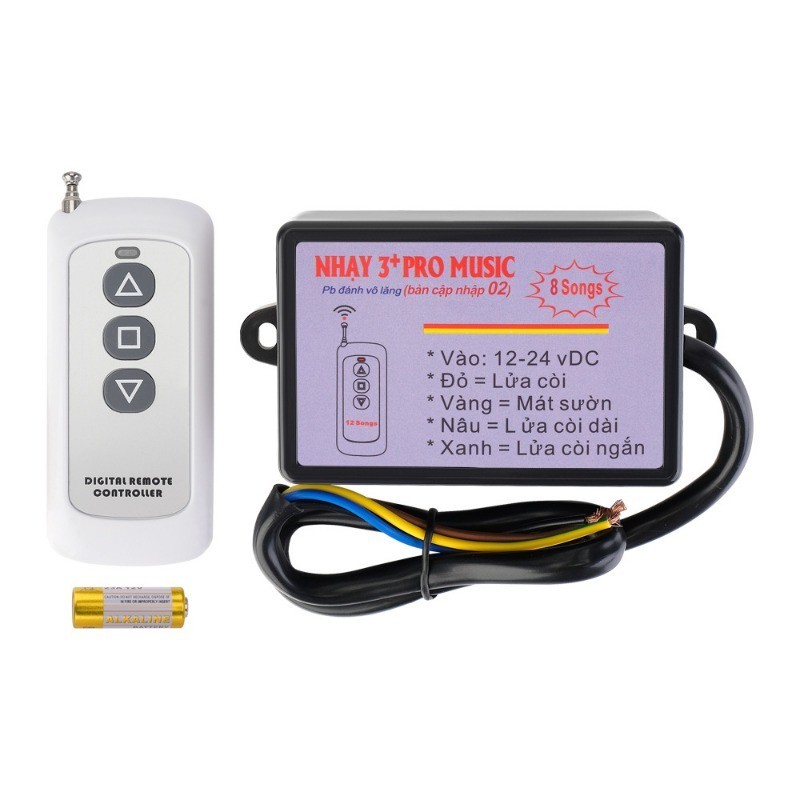 12/24V Eight-tone Control Box Tuning Box Speaker Frequency Controller ...