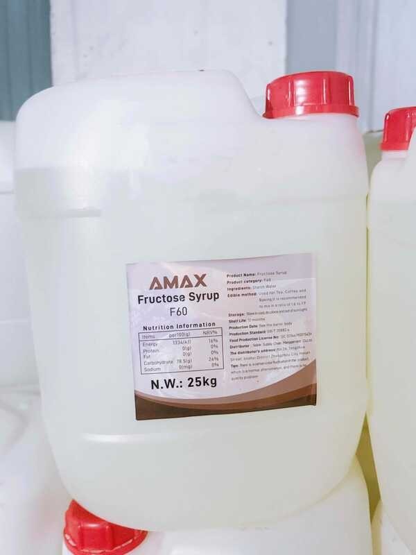 Amax Fructose Syrup Sugar Sweetener F60 Para sa Milk Fruit Tea Inumin ...