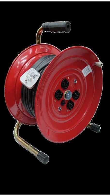 Heavy Duty Drum Roll Extension 4 Gang 15A 250V Royal Cord Phelps Dodge ...