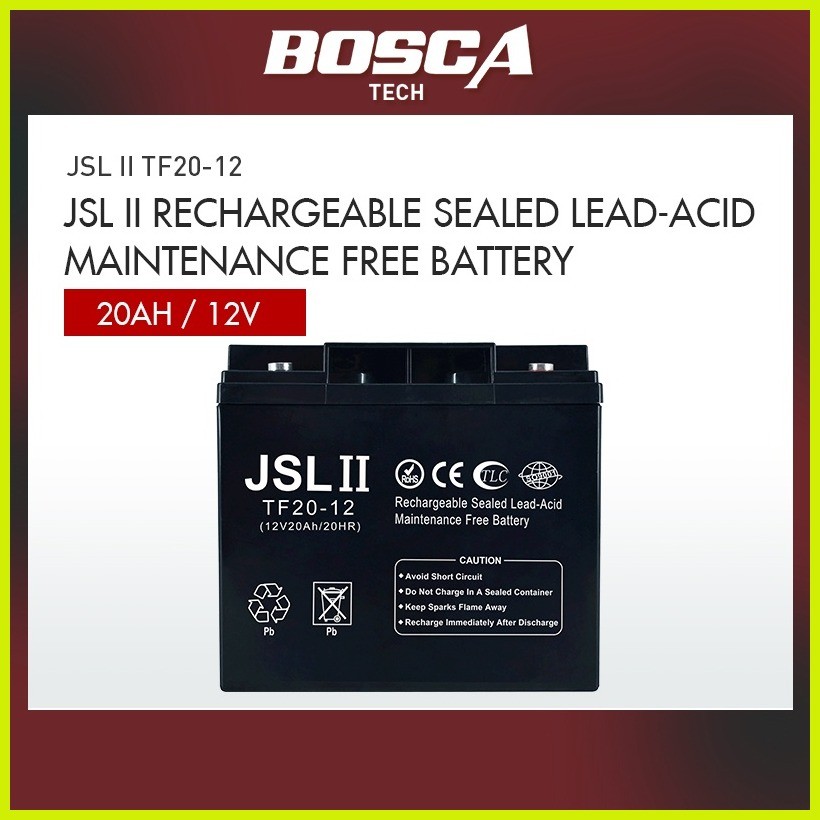 JSL II TF17-12 12V 20Ah LEAD ACID BATTERY | Shopee Philippines