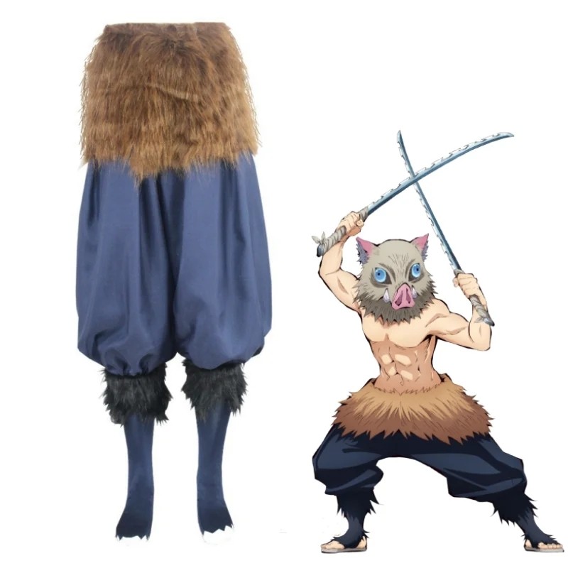§ Halloween Anime Carnival Inosuke Cosplay Costume Wild Boar Japanese ...