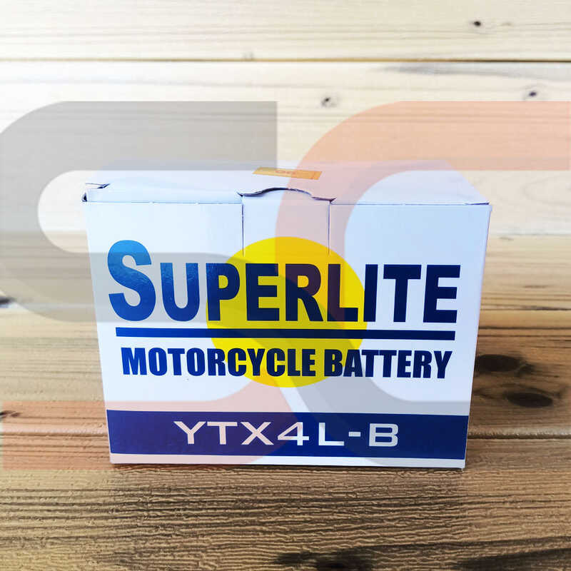 Ytx4l-Bs SUPERLITE Mf4 Mf4l Mf4l-B Maintenance Free Motorcycle Battery ...