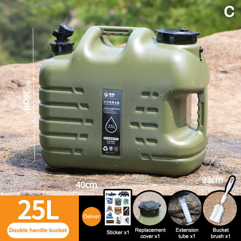 Camping Tank KLKLJYFI Portable Water Bucket Container Food Grade With ...