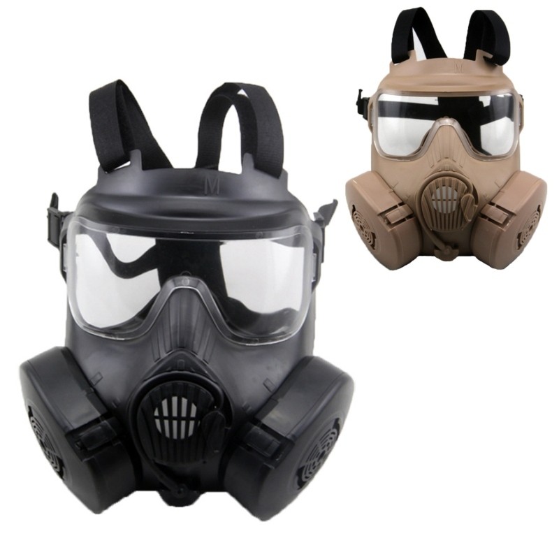 § Paintball Tactical Airsoft Game Face Protection Safety Guard M50 Gas ...