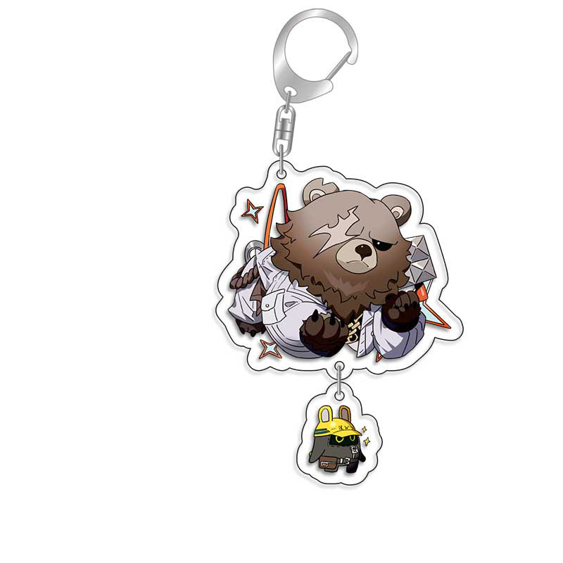 Zenless Zone Zero Anby Demara Billy The Kid Anime Keychain Cartoon ...