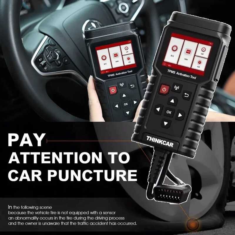 Thinkcar - THINKTPMS TP T90 S2 Programmer 315Mhz 433Mhz 2In1 Car Tire ...