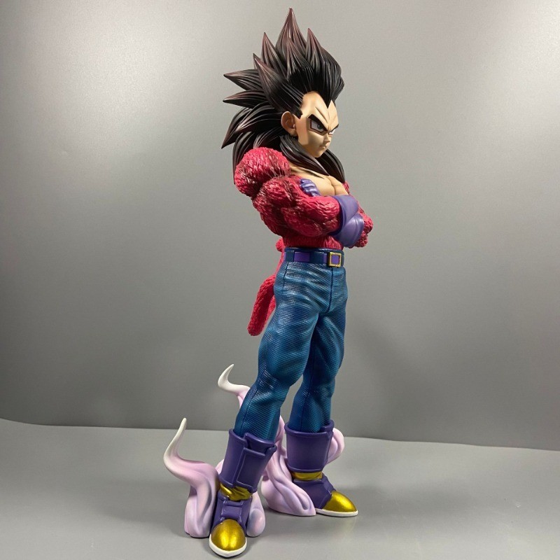 29Cm Dragon Ball Vegeta Ssj4 Goku Action Figures Super Saiyan Anime PVC ...
