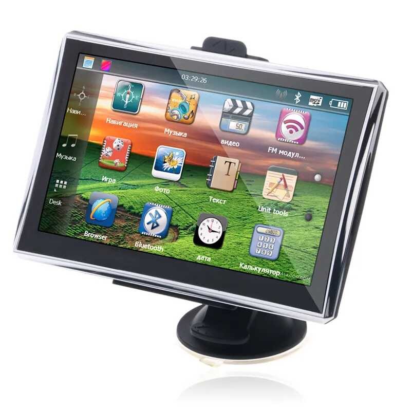 HD 7 Inch Bluetooth Navigator Truck GPS Navigation AVIN FM Wince 6.0 ...