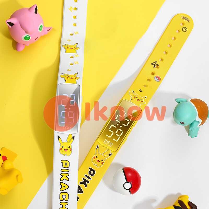 Authentic 100% Boys Ip65 Waterproof Smartwatch Pikachu Watch For Kids ...