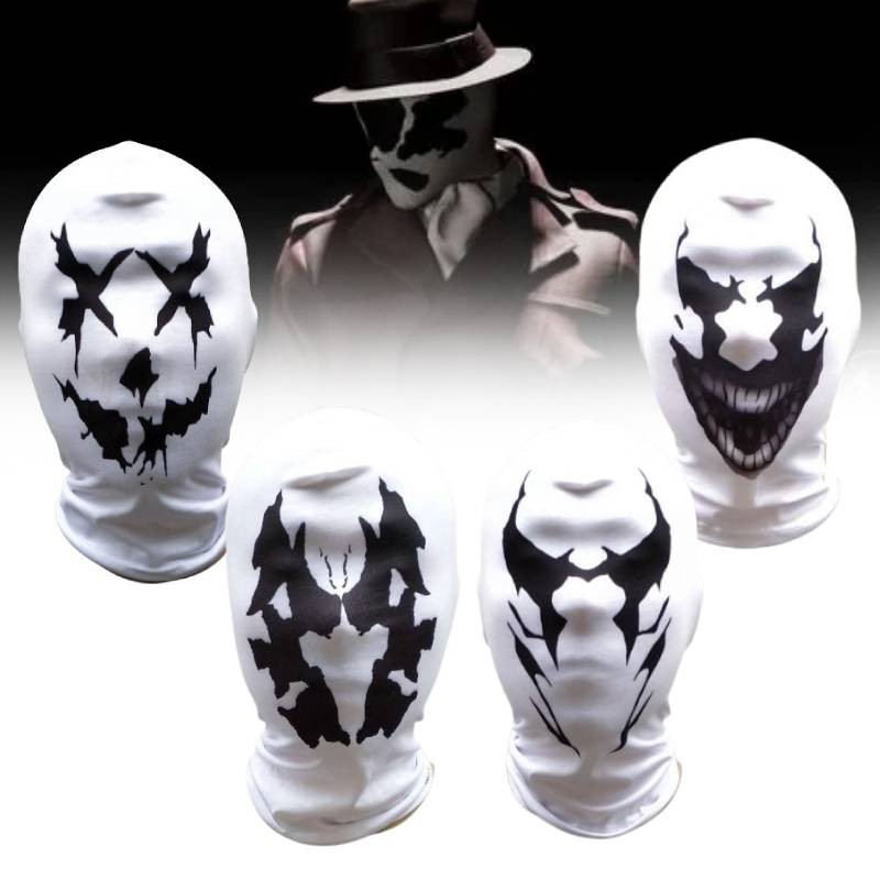 Rorschach Watchmen 2020 Mask Cosplay Hooded Face Covering For All And ...