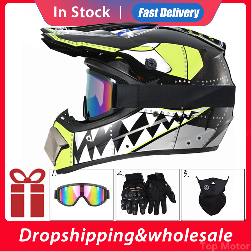 Safety Casco Motocross Bicycle Downhill Cte ATV Cross Child Motorcycle ...