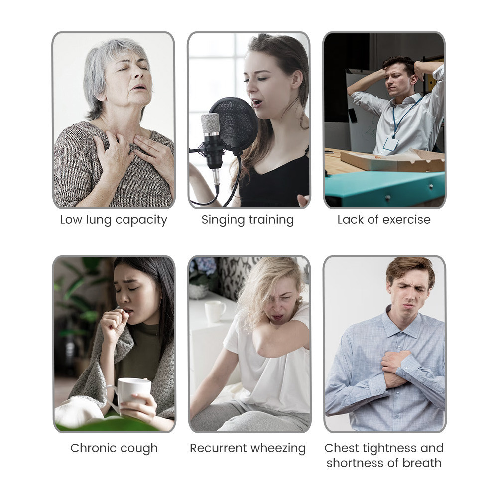 JBMBHC 3-Ball Deep Breathing Exerciser Breathing Trainer Respiratory ...