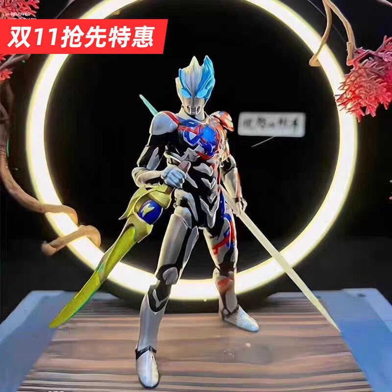 Brezer SHF Ultraman Toy Garage Kit Model Full Body Movable Joint Diga ...