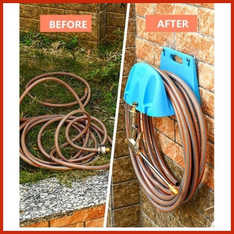 ⚕ ≅ Garden Hose Holder Wall Mounted Hose Pipe Storage Holder Pipe Hose ...
