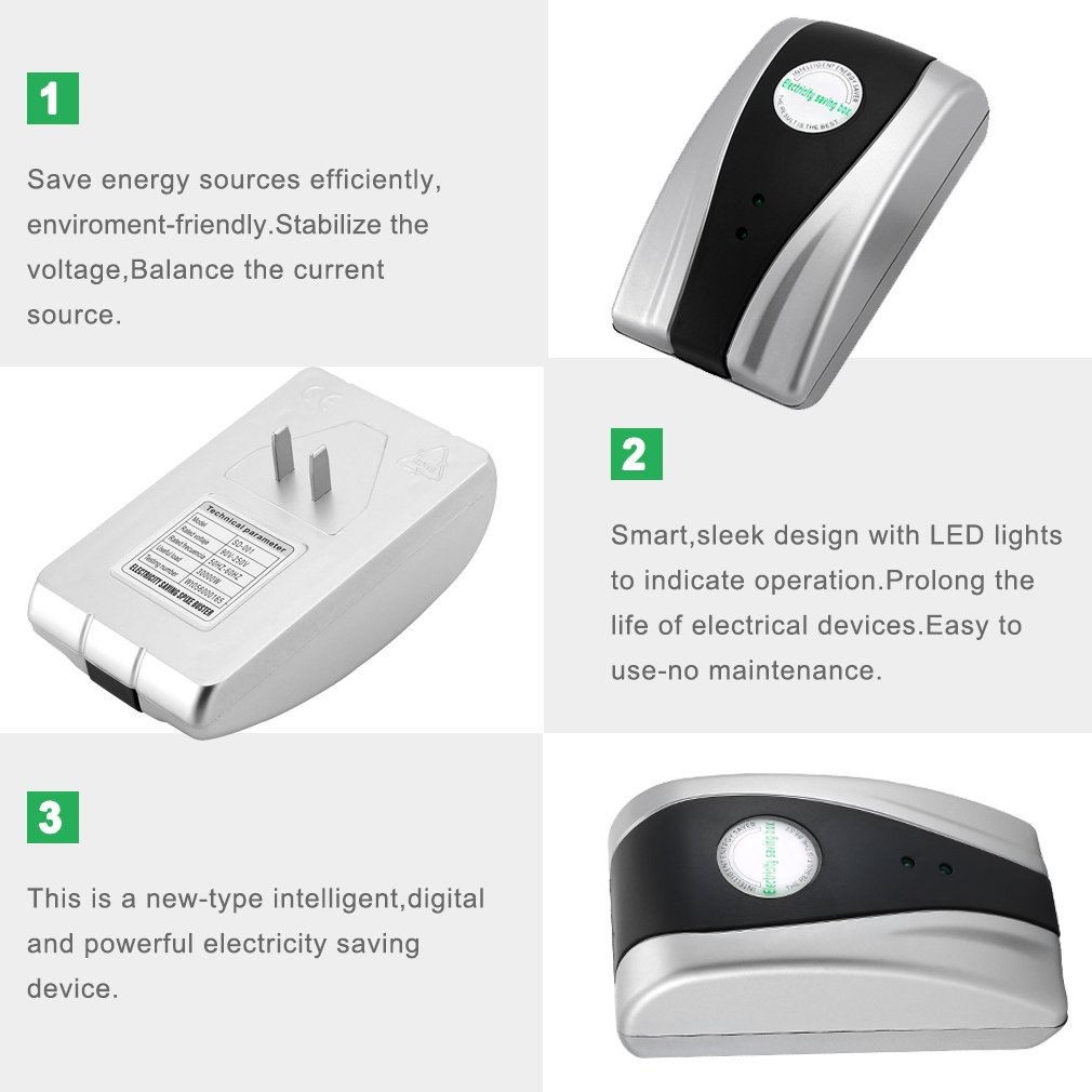 Power Saver Smart Electricity Saver Powerful Energy Saving Box Power ...