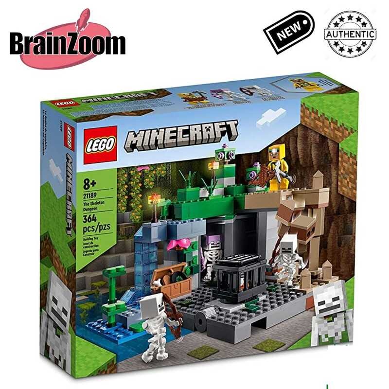 LEGO Minecraft The Skeleton Dungeon 21189 Bricks Blocks 3 | Shopee ...