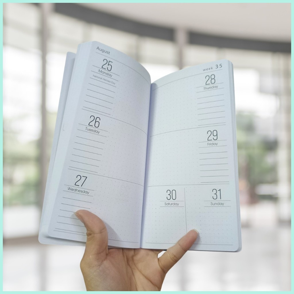 Stradmore Slim Planner 2025 Dotted Layout 7.5" x 4" | Shopee Philippines
