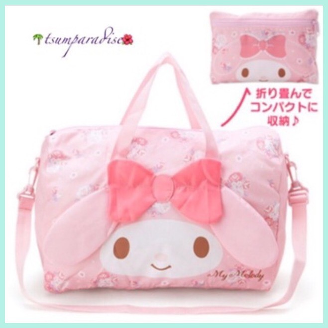 *1pc* Foldable Travel Bag My Melody Hello Kitty Cinnamoroll Little Twin ...