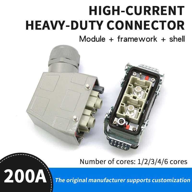 A A A 200A High-Current Rectangular Heavy-Duty Connectors 1/2/3/4/6 .S ...