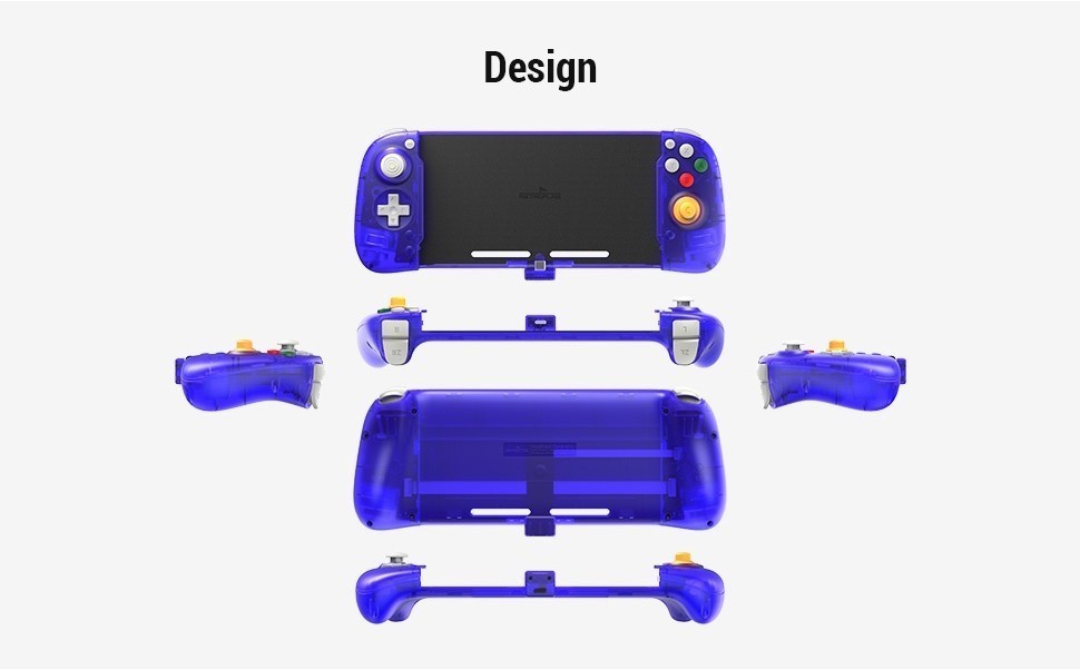 Retroflag Handheld Controller Gamepad with Hall Sensor Joystick for Nintendo Switch / Switch ...