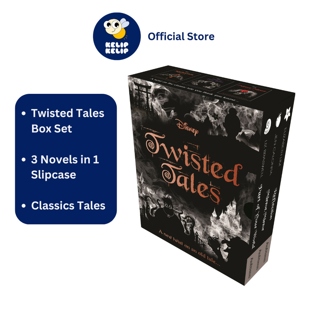 Disney Twisted Tales Set with 3 Novels Box Set Mulan Snow White Little ...