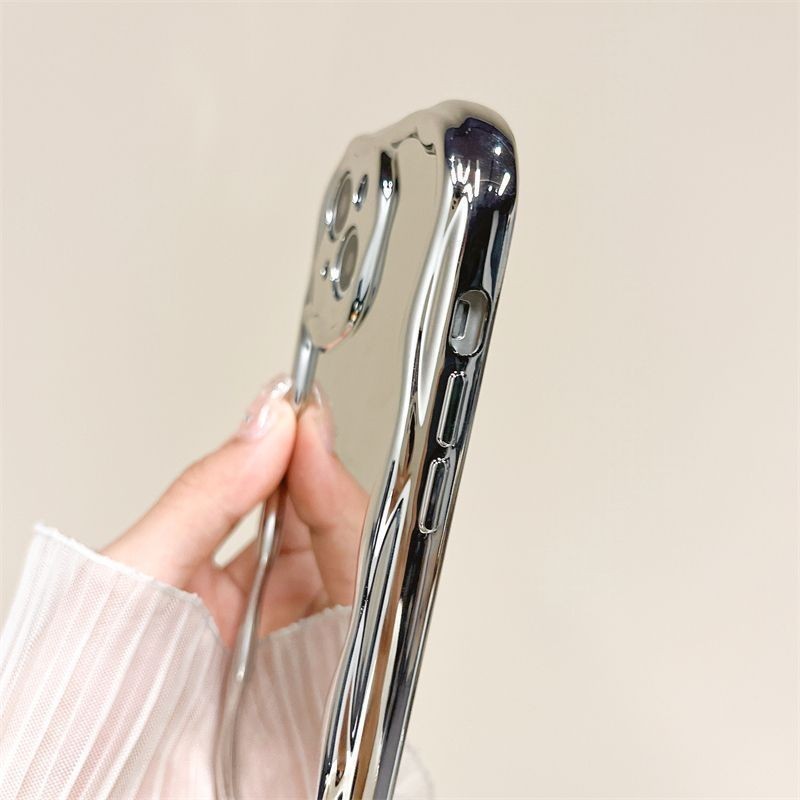 Electroplating Silver Case For Tecno Spark 20C 20 / Spark 20 Pro Phone ...