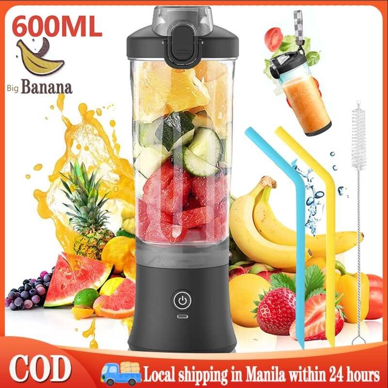 Japan Original Portable Blender Mixer 600Ml Electric Juicer Fruit Mini ...