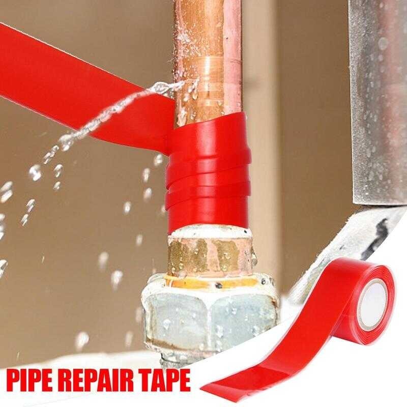 Waterproof Stop Leak Seal Duct Water Pipe Bonding Adhesive Repair Tape ...
