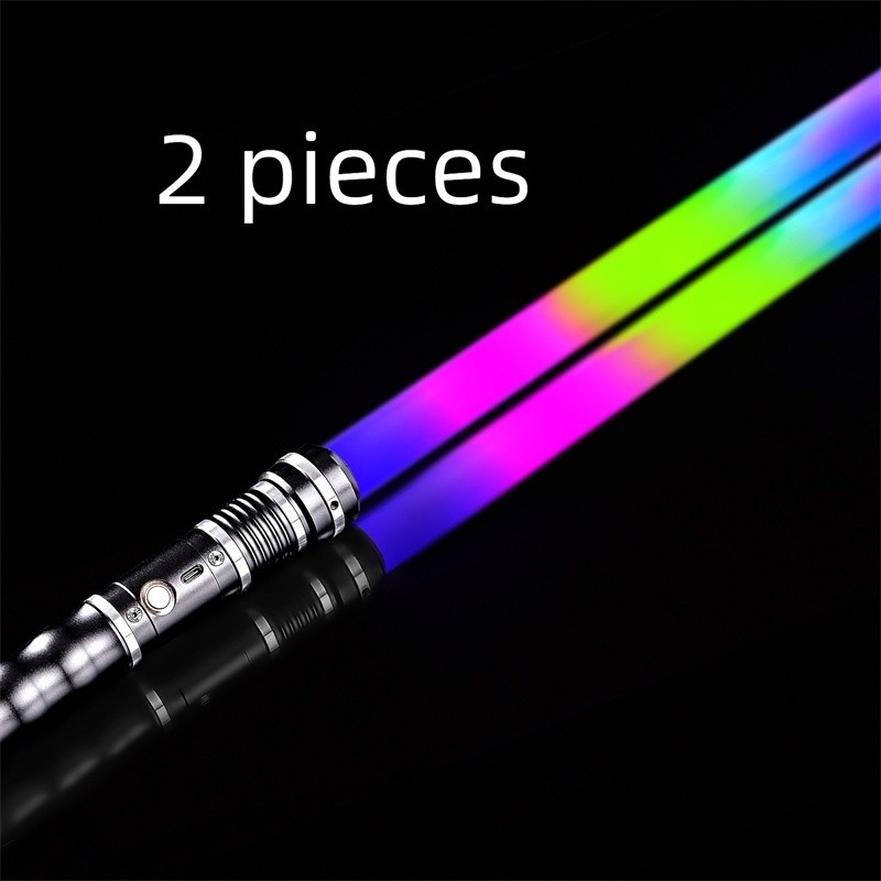 REikirc 2 sa 1 Lightsaber 15 Colors 17 Pixel Effects Light Saber Metal ...