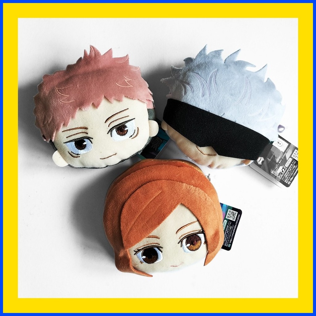 ☢ ♞Furyu Jujutsu Kaisen Face pouch (Gojo, Yuji, Nobara) | Shopee ...